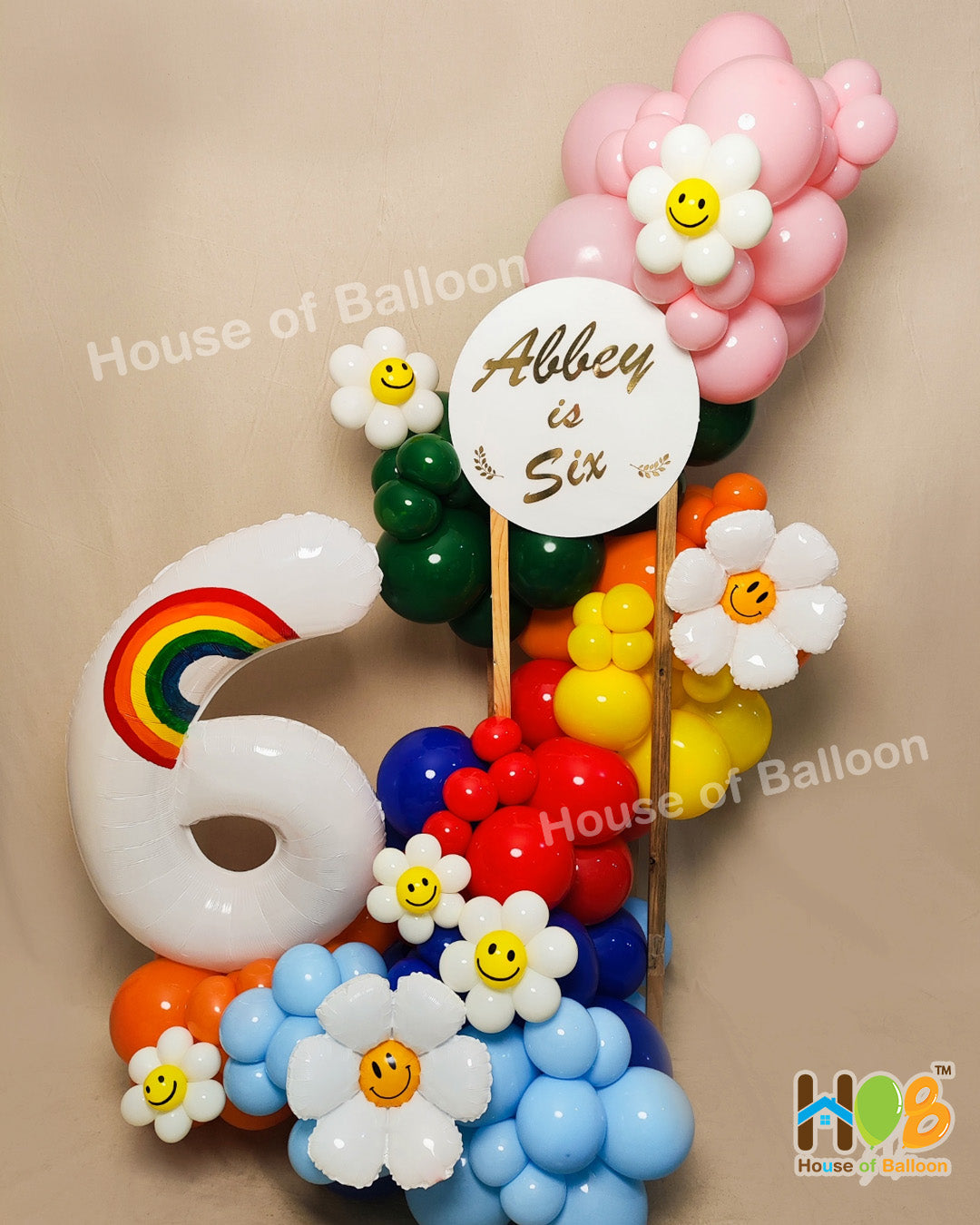 Standing Organic Balon Parcel – House of Balloon